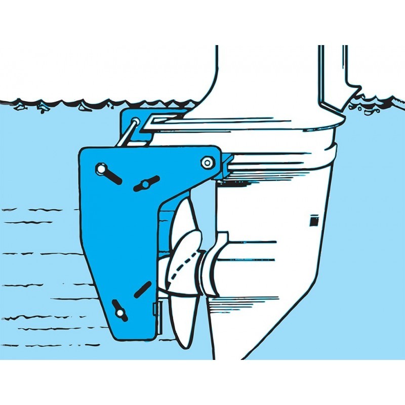 Ruddersafe Type 3 - The Rudder for Outboard Motors and Stern Drives...