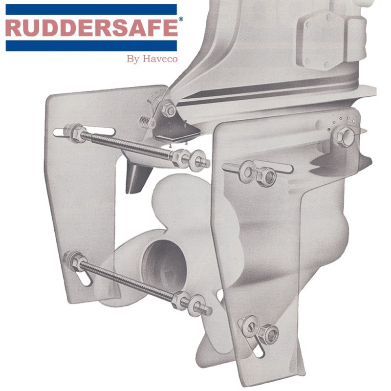 Ruddersafe Type 3 - The Rudder for Outboard Motors and Stern Drives...